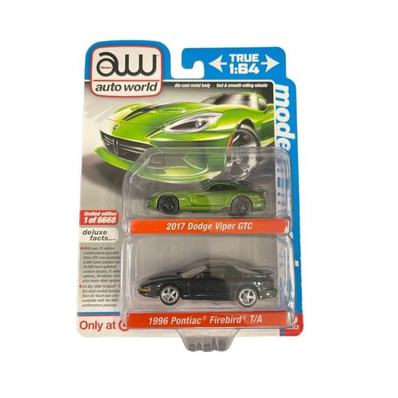 Auto World | Toys | Autoworld Aw Target Exclusive 2 Pack 27 Dodge Viper ...